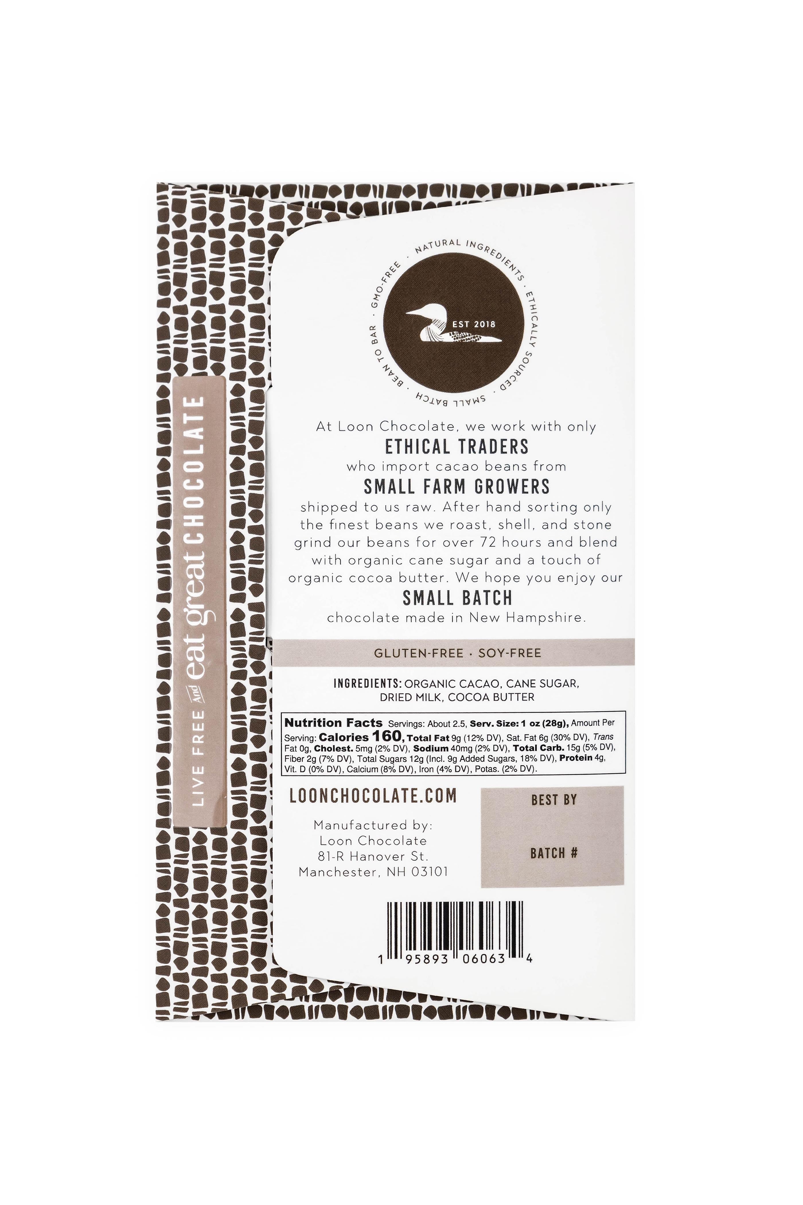 50% Dark Milk, Dominican Republic (new Package, same great bar!) – Loon ...