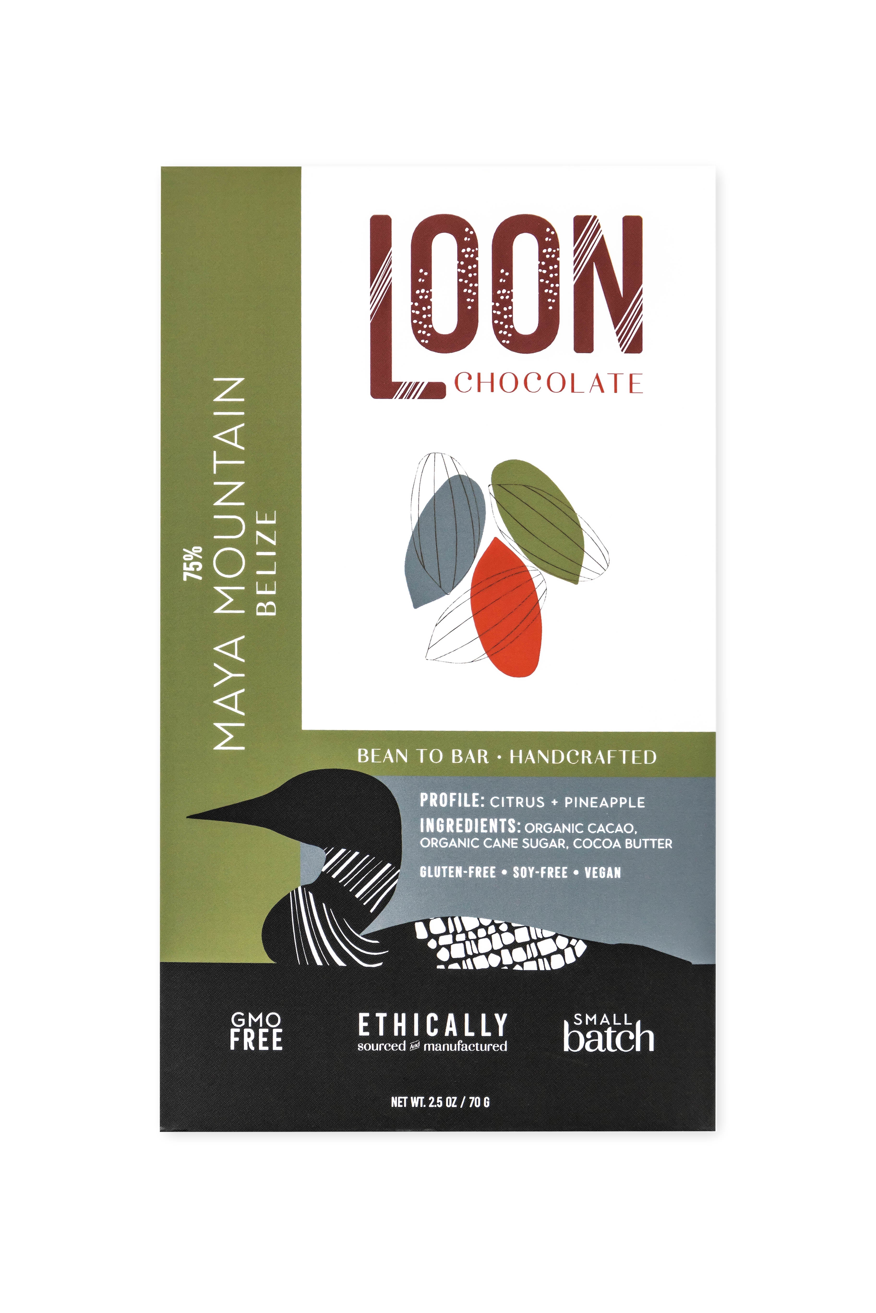 75% Maya Mountain Belize – Loon Chocolate